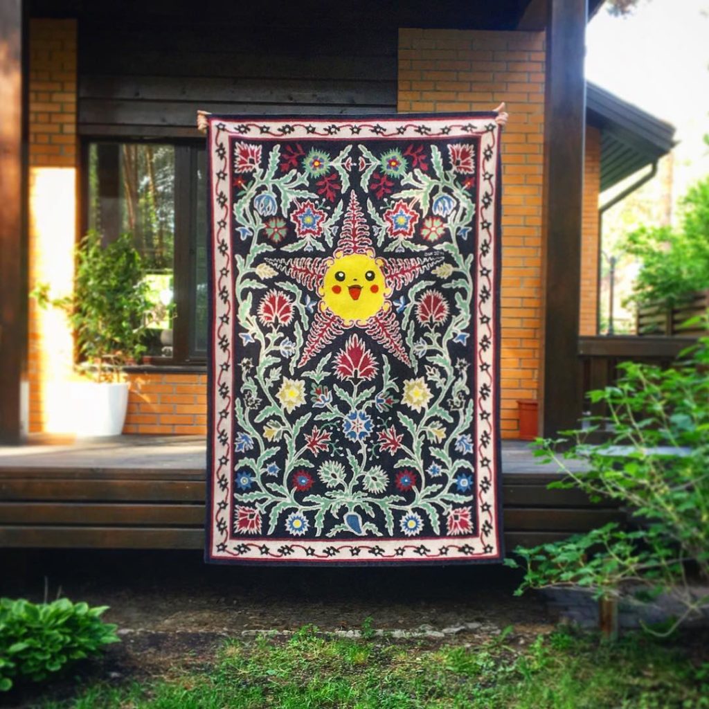 Ukraine’s Traditional Rugs Go Modern With Pokémon, Star Wars Patterns ...